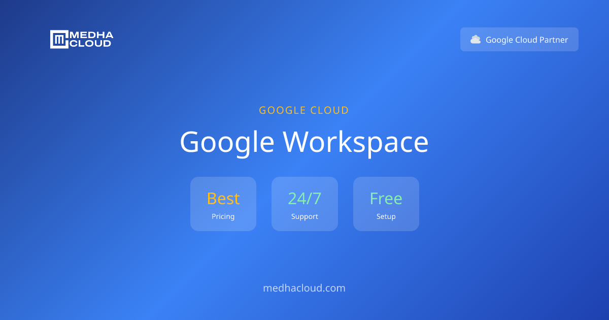 Google Workspace Hosting | From $6/User/Mo