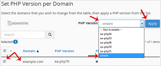 How To Reset The Php Version To The Default Version Using Cpanel